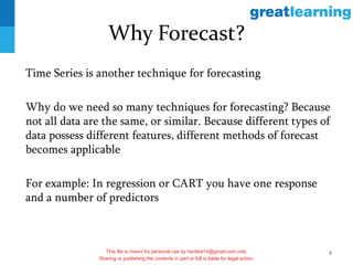 TIMES SERIES FORECASTING ON HISTORICAL DATA IN R | PDF