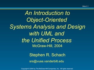 ObjectOrientedAnalysisAndDesignCaseStudy.ppt | Computer Software and Applications | Computing