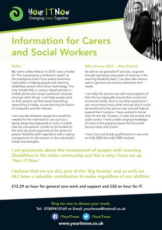 Alex Roland Your IT Now | PDF | Computing | Technology & Computing