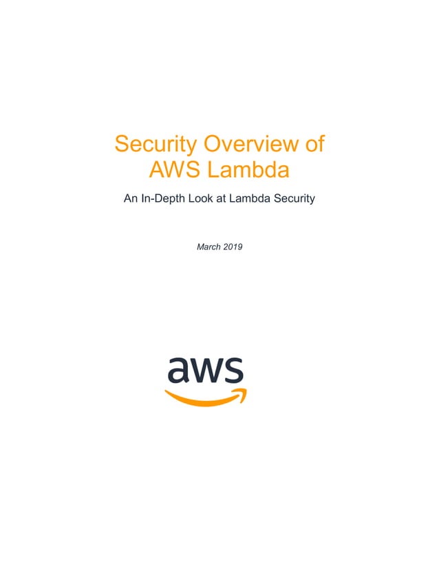 Overview aws-lambda-security | PDF