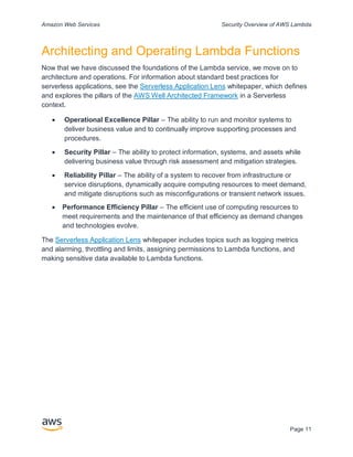 Overview aws-lambda-security | PDF