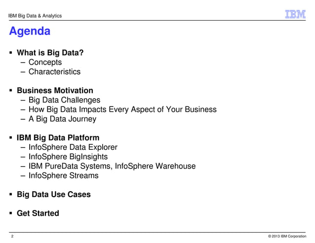 Overview - IBM Big Data Platform | PDF