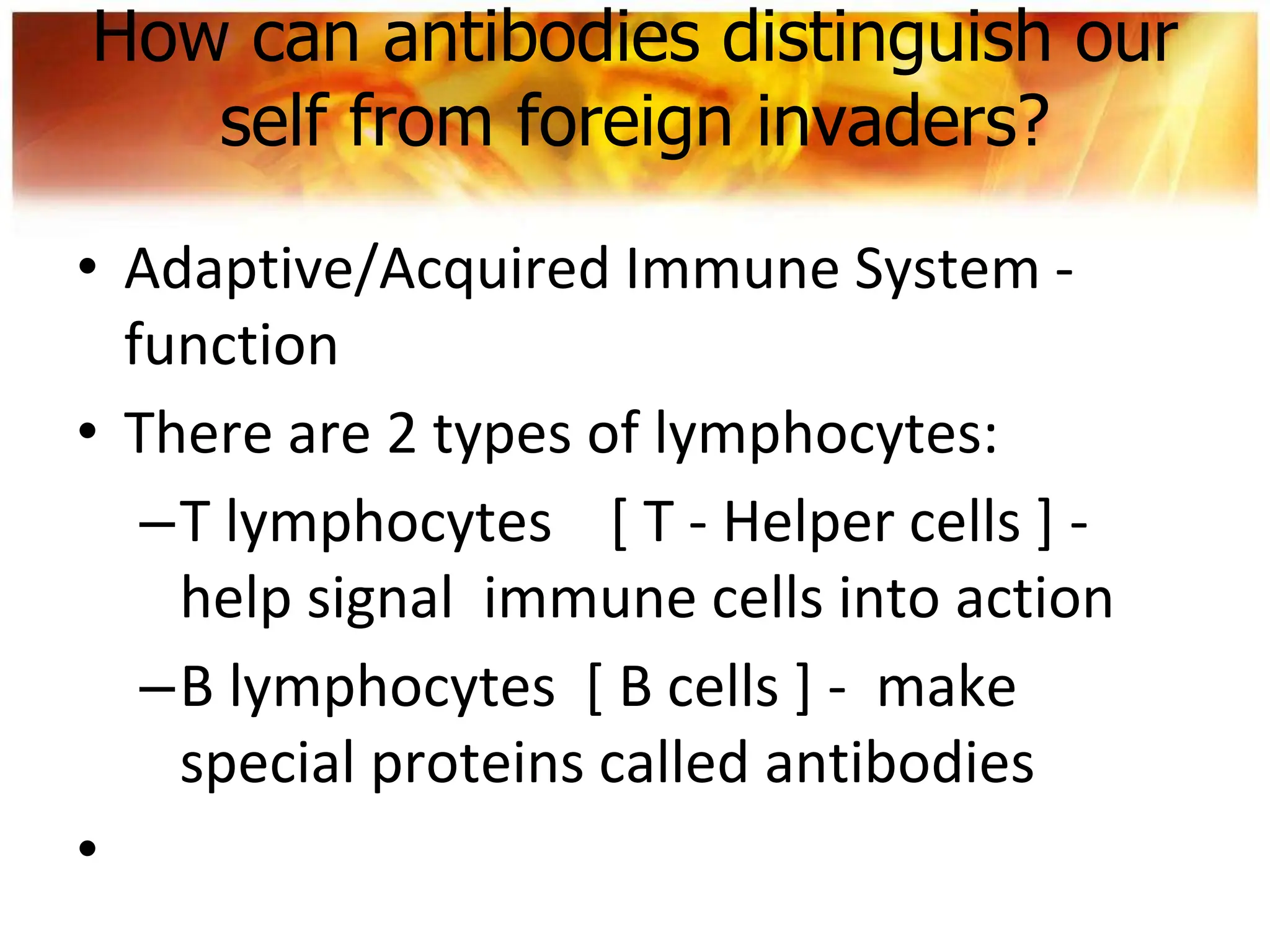PowerPoint presentation of immunology and serology | PPT