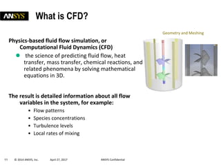 Power of CFD simulation in pharmaceutical mixing applications | PPT