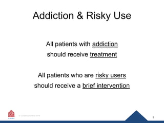 Overview of Brief Intervention for Risky Substance Use in Primary Care ...