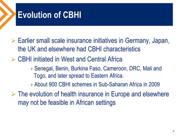 Overview of Community Based Health Insurance Lessons | PDF