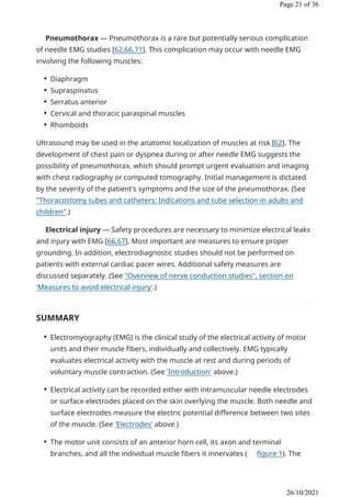 Overview of-electromyography | PDF