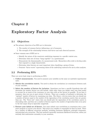 Overview Of Factor Analysis Q Ti A | PDF