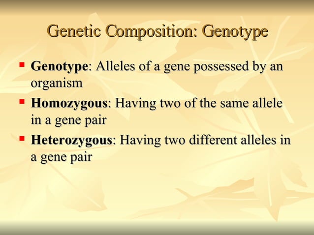 Overview of ;Genetics and Cell Division | PPT