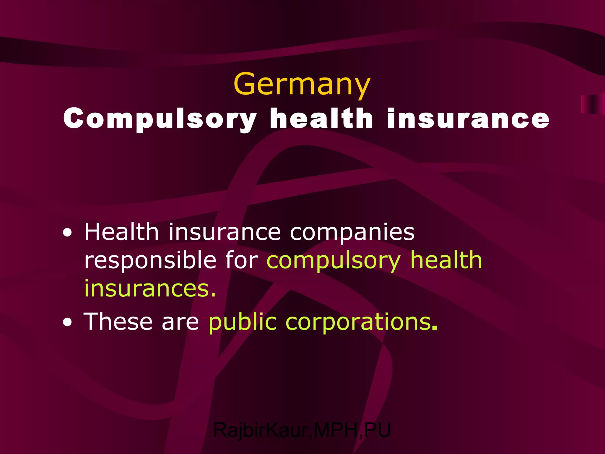 Health Insurance-An Overview | PPT