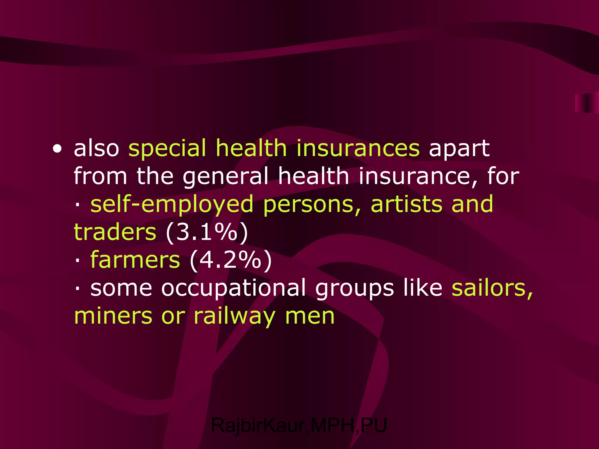 Health Insurance-An Overview | PPT