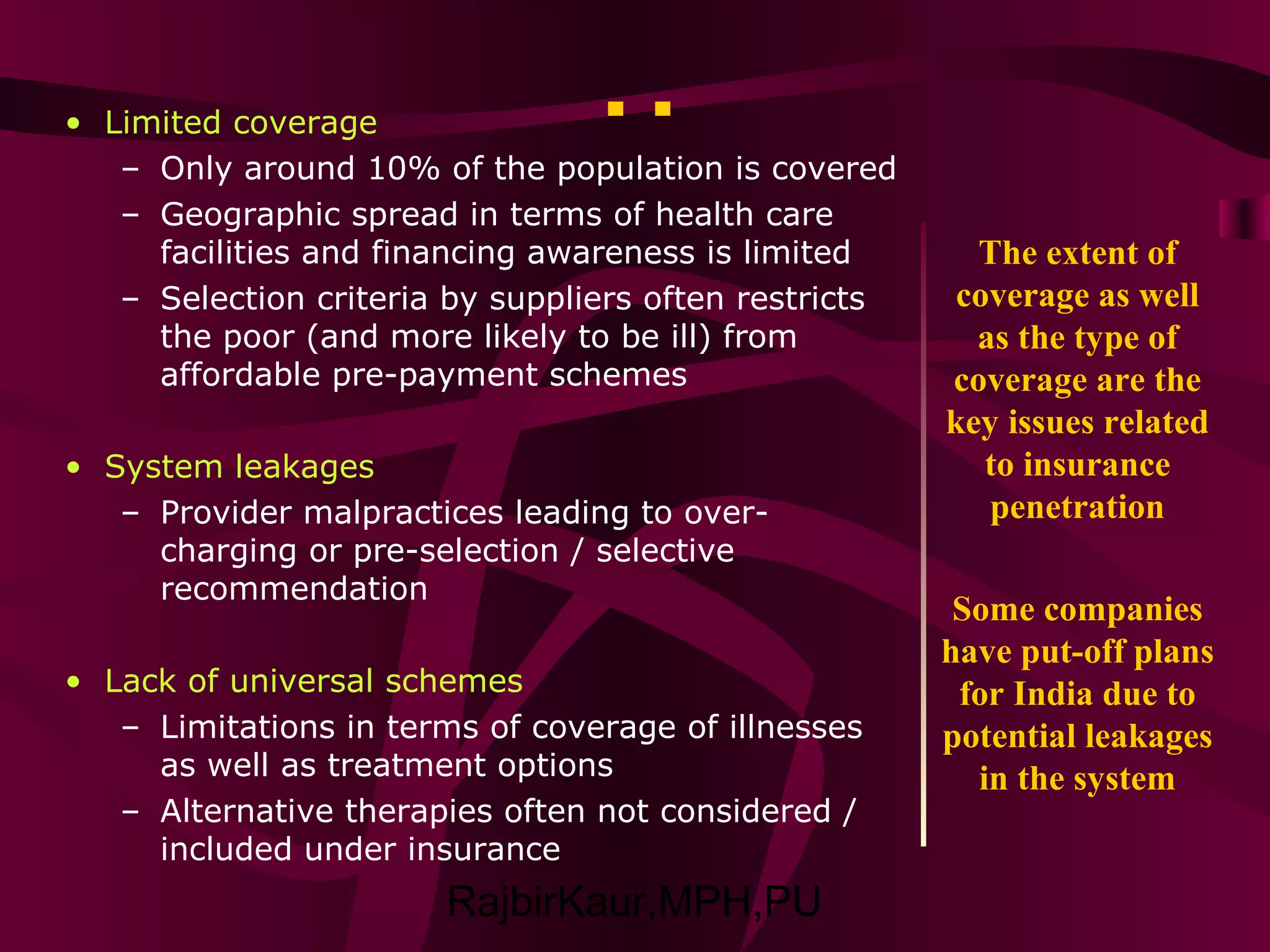 Health Insurance-An Overview | PPT