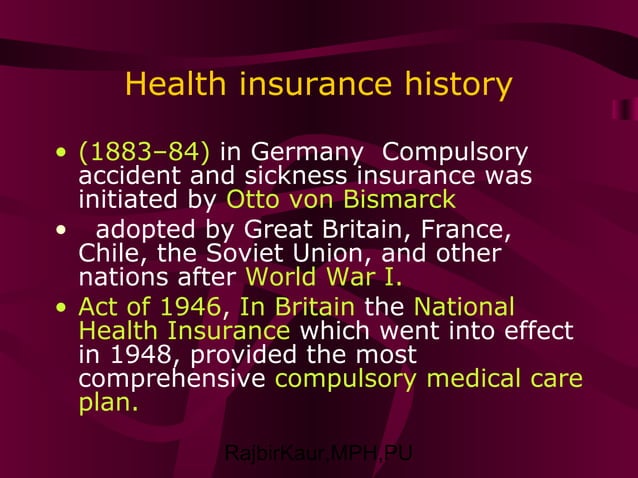 Health Insurance-An Overview | PPT