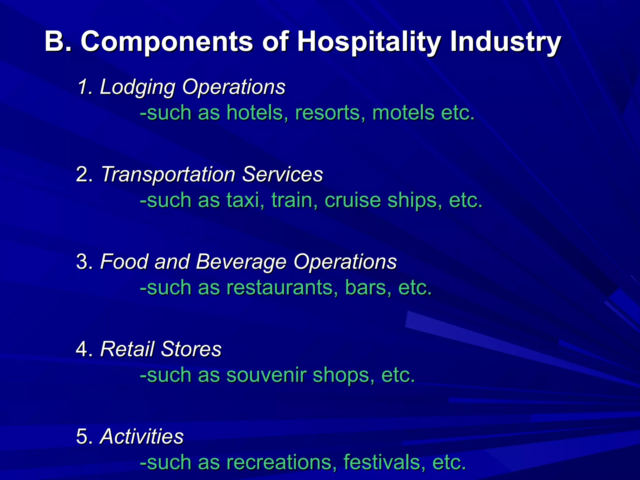 Overview of-hospitality-industry | PPT