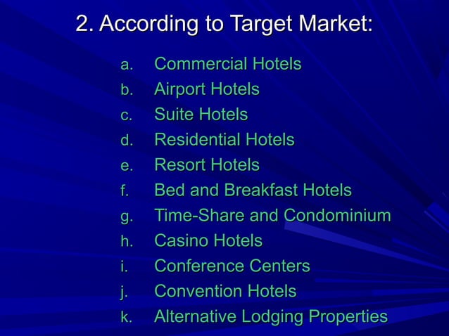 Overview of-hospitality-industry | PPT