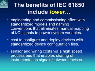 Overview Of I E C61850 Presentation..... W S M | PDF