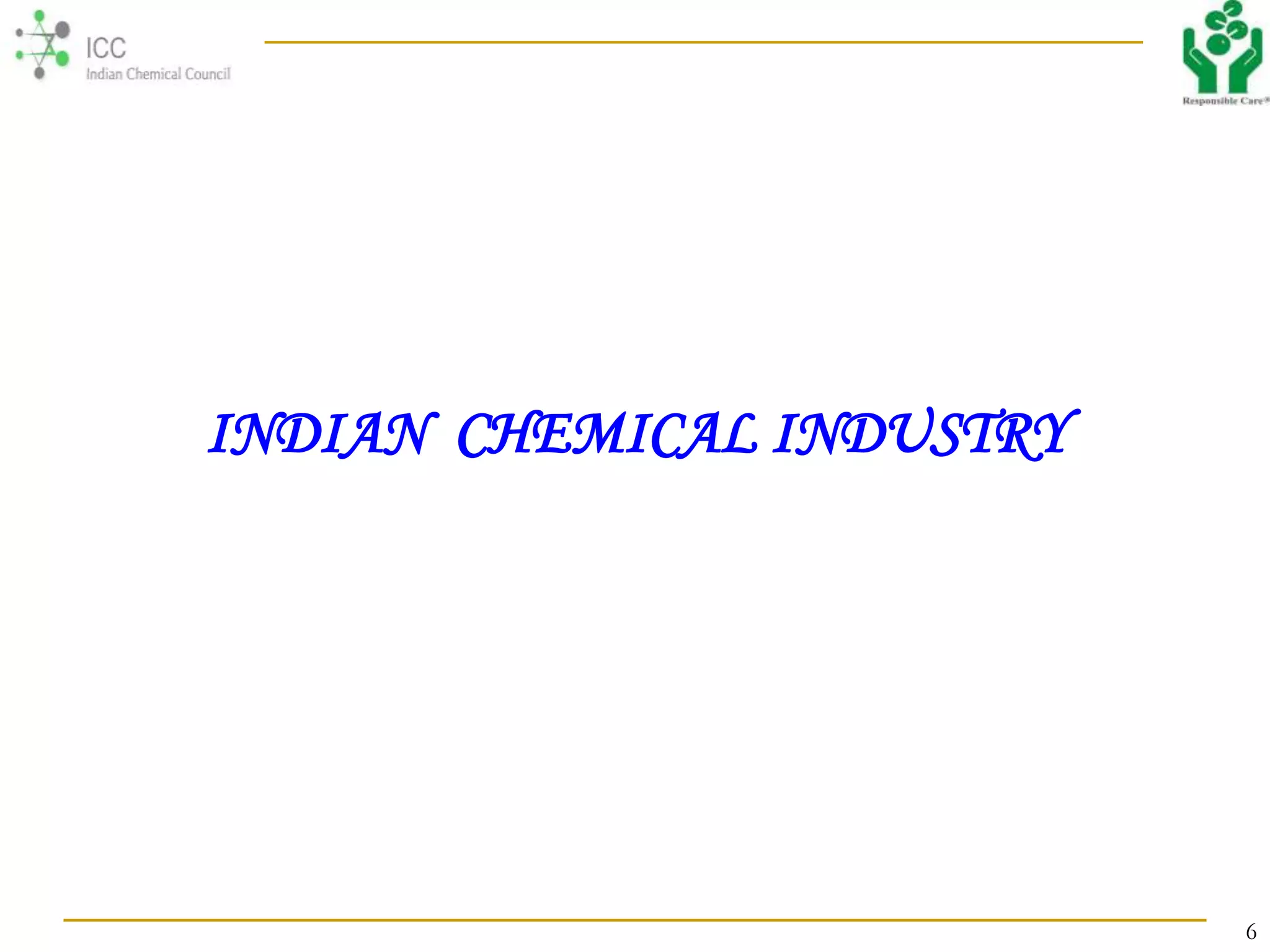 OVERVIEW OF INDIAN CHEMICAL INDUSTRY | PPTX