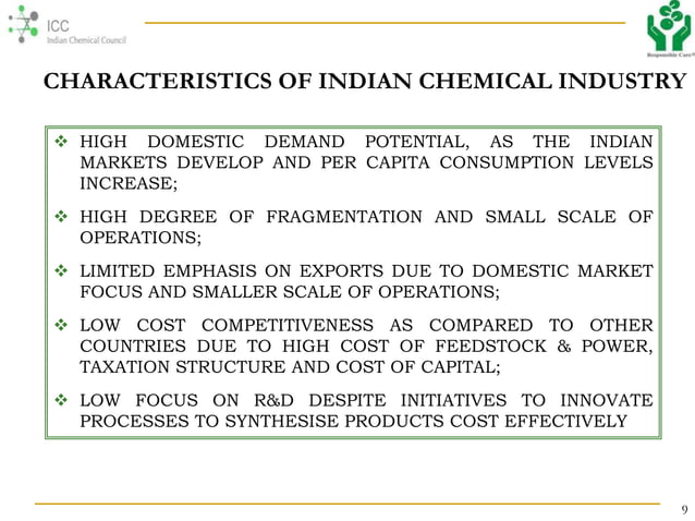 OVERVIEW OF INDIAN CHEMICAL INDUSTRY | PPTX | Manufacturing Industry ...