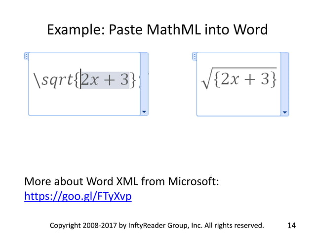 Overview of InftyReader, ChattyInfty, and InftyEditor | PPT