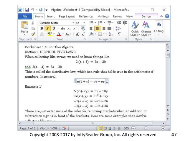 Overview of InftyReader, ChattyInfty, and InftyEditor | PPT