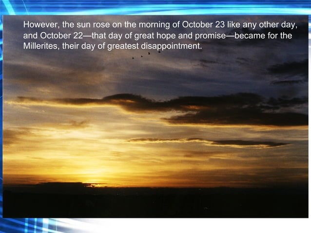 Overview of Millerism | PPT