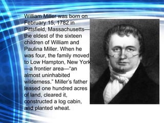 Overview of Millerism | PPT