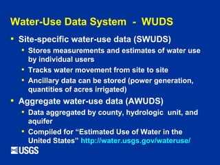 Overview of National Water Information System (NWIS) (Trapanese) | PPT