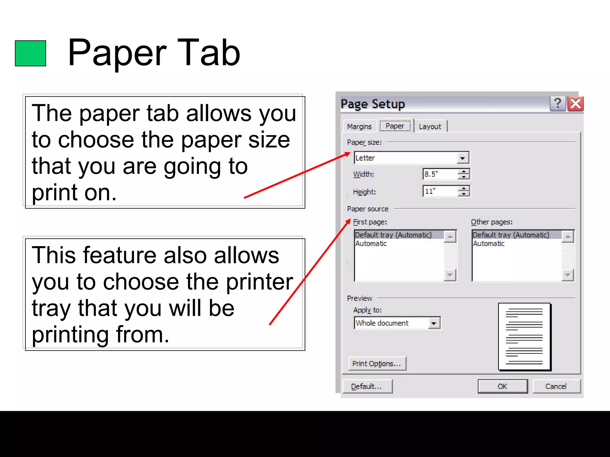Overview Of Page Setup | PPT