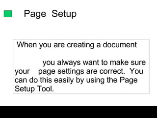 Overview Of Page Setup | PPT