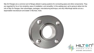 Slip On Flanges: A Comprehensive Overview | PPT