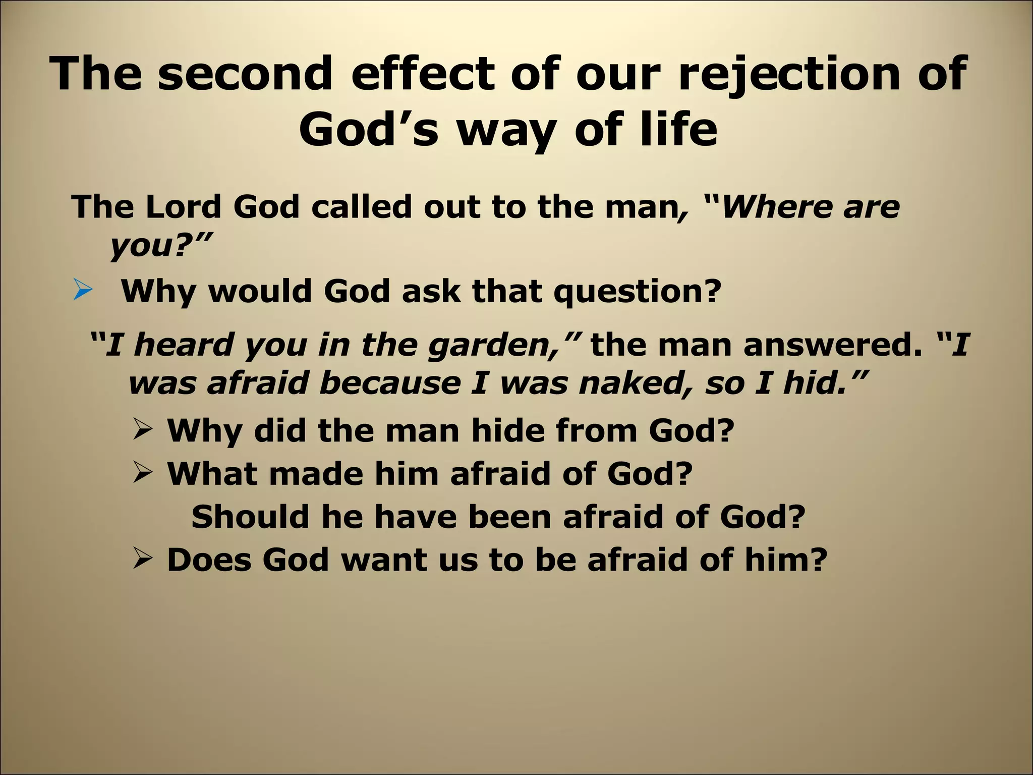 Overview of The Bible (2) Disaster! | PPT