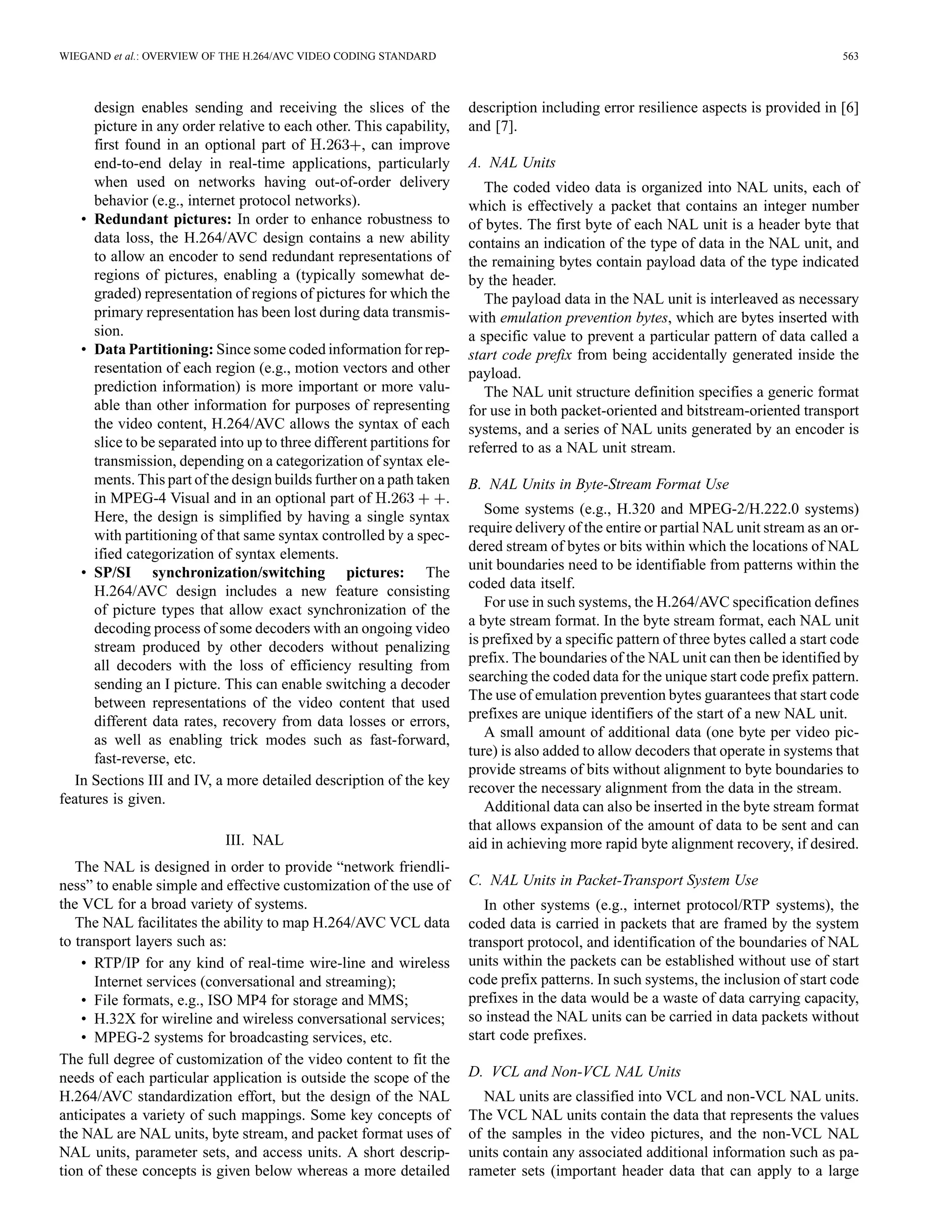 Overview of the H.264/AVC video coding standard - Circuits ... | PDF