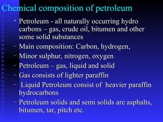 Overview Of The Structure And Trends In The Global Petroleum Industry | PPT