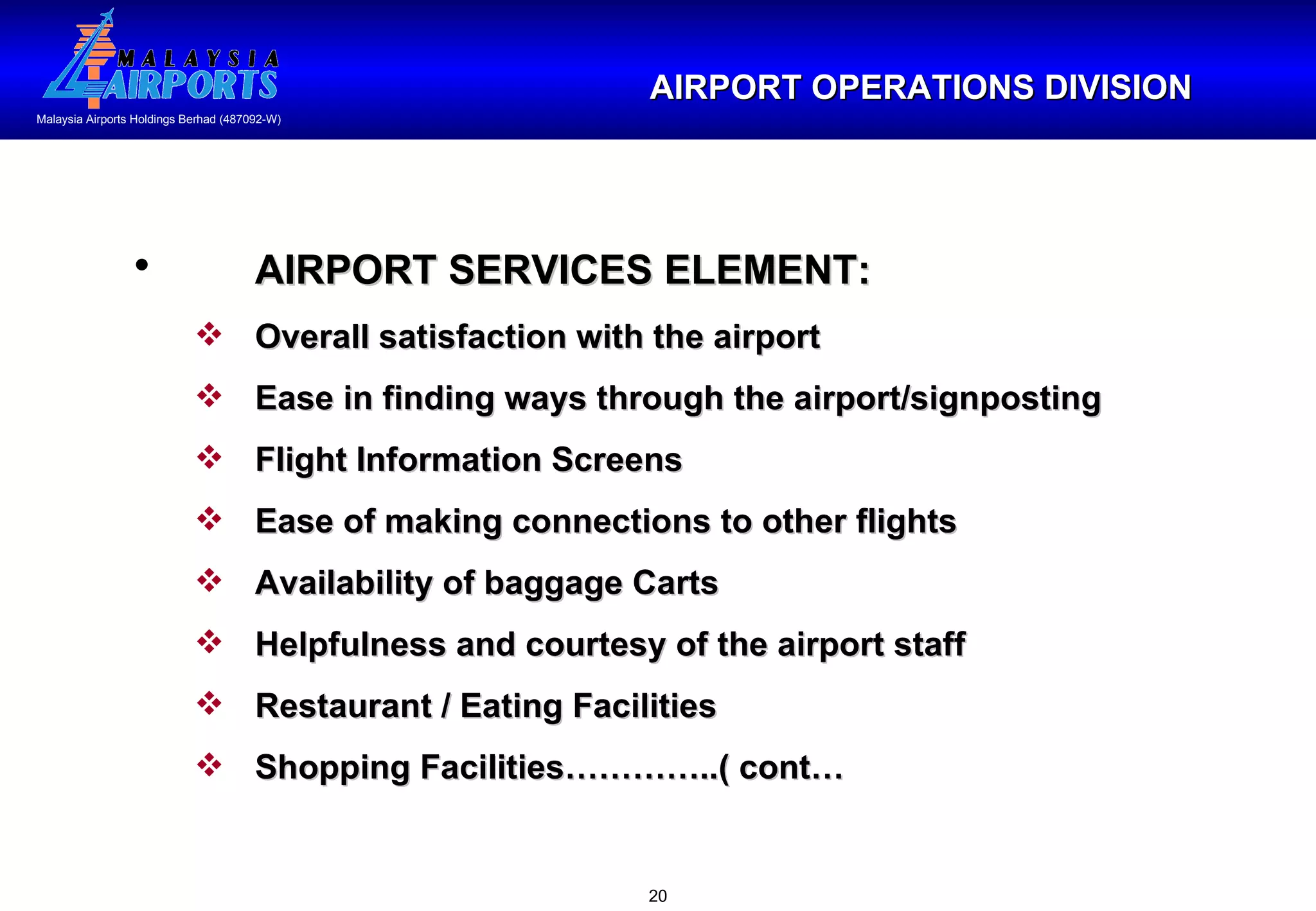 overview on airport operation | PPT