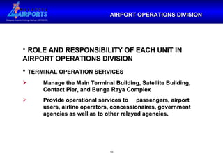 overview on airport operation | PPT