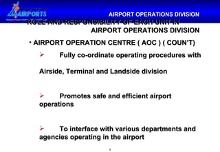 overview on airport operation | PPT