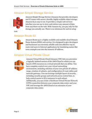 Overview oracle-e-business-suite-aws | PDF | Cloud Computing | Internet