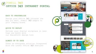 Powell 365 - Intranet Product Overview | PPT