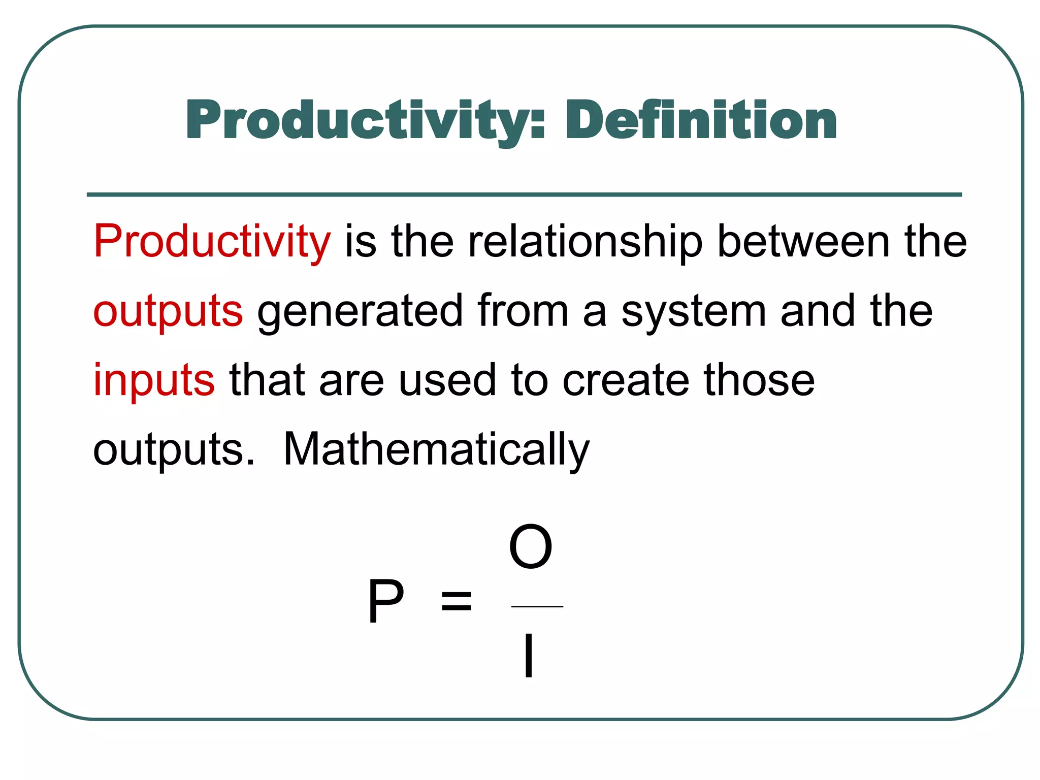 overview--productivity management.ppt