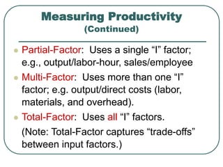 overview--productivity management - example | PPT
