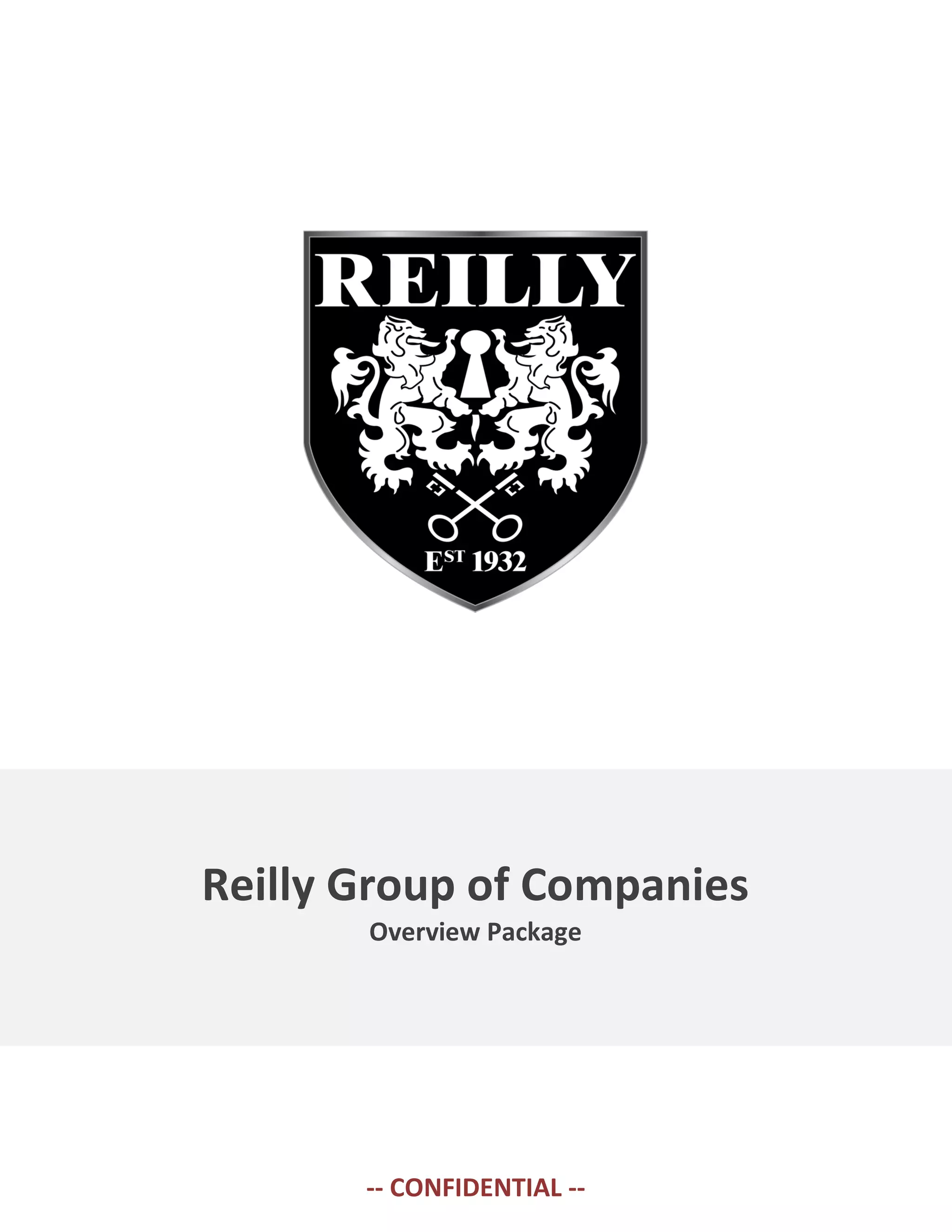 Overview of The Reilly Group of Companies, www.reilly-group.com