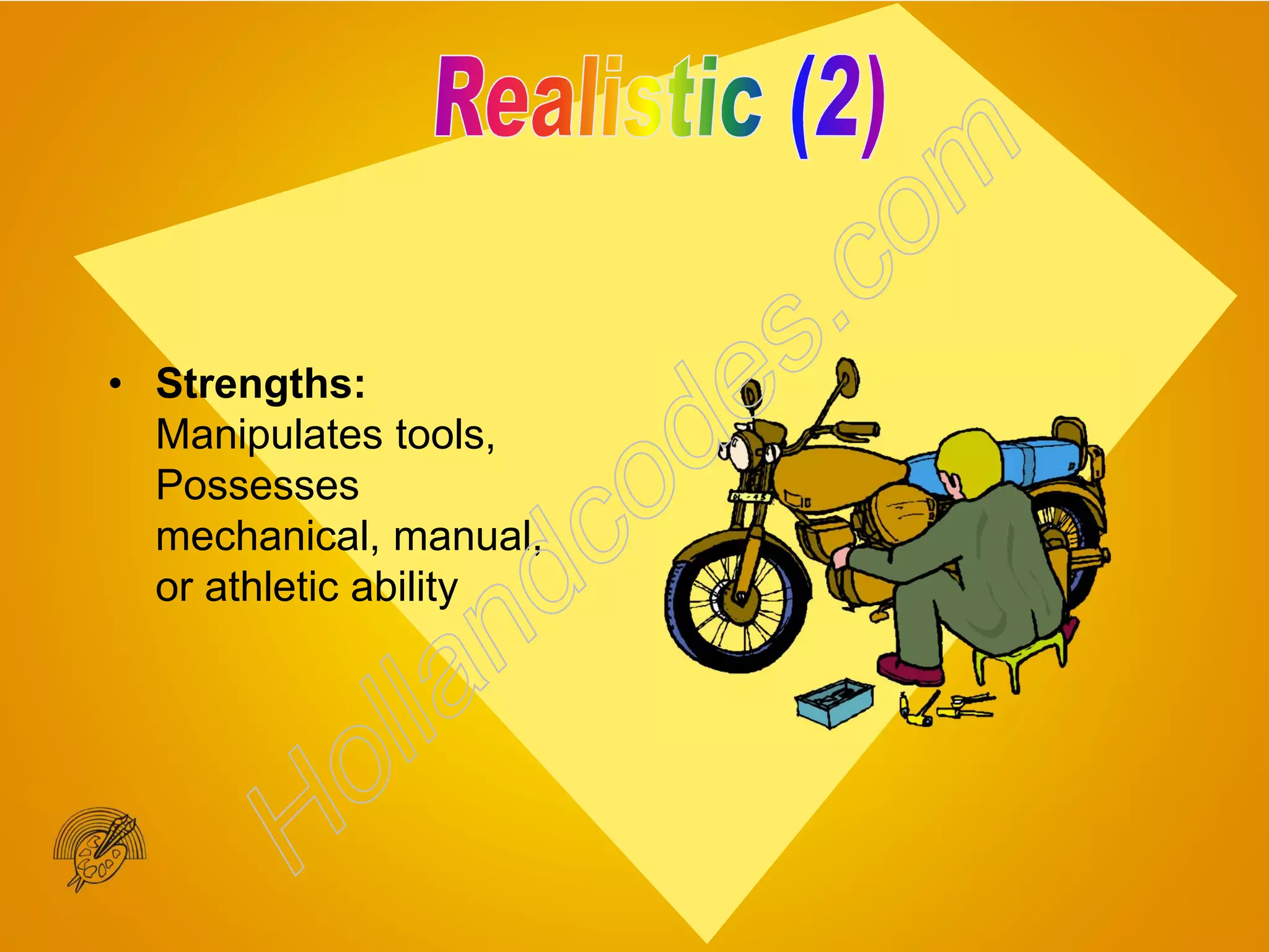 Virtual Holland Codes for Kids Career Test | PDF