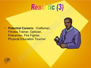 Virtual Holland Codes for Kids Career Test | PDF