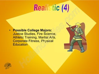 Virtual Holland Codes for Kids Career Test | PDF