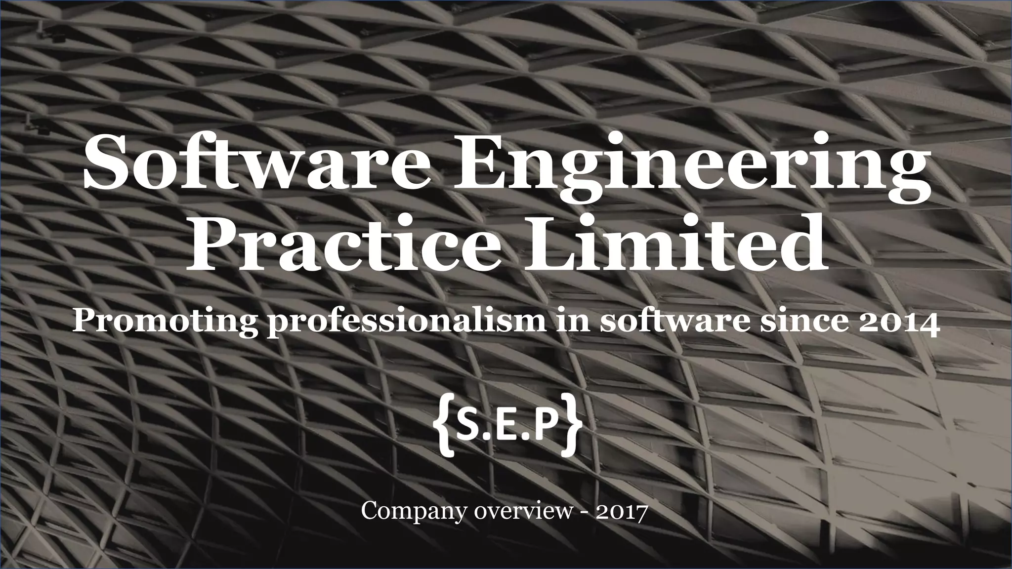 Overview - Software Engineering Practice - 2017 | PDF