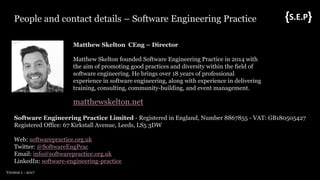 Overview - Software Engineering Practice - 2017 | PDF