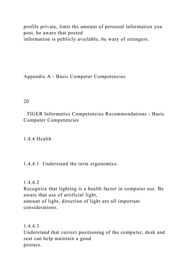 Overview 1 Informatics Competencies for Every P.docx