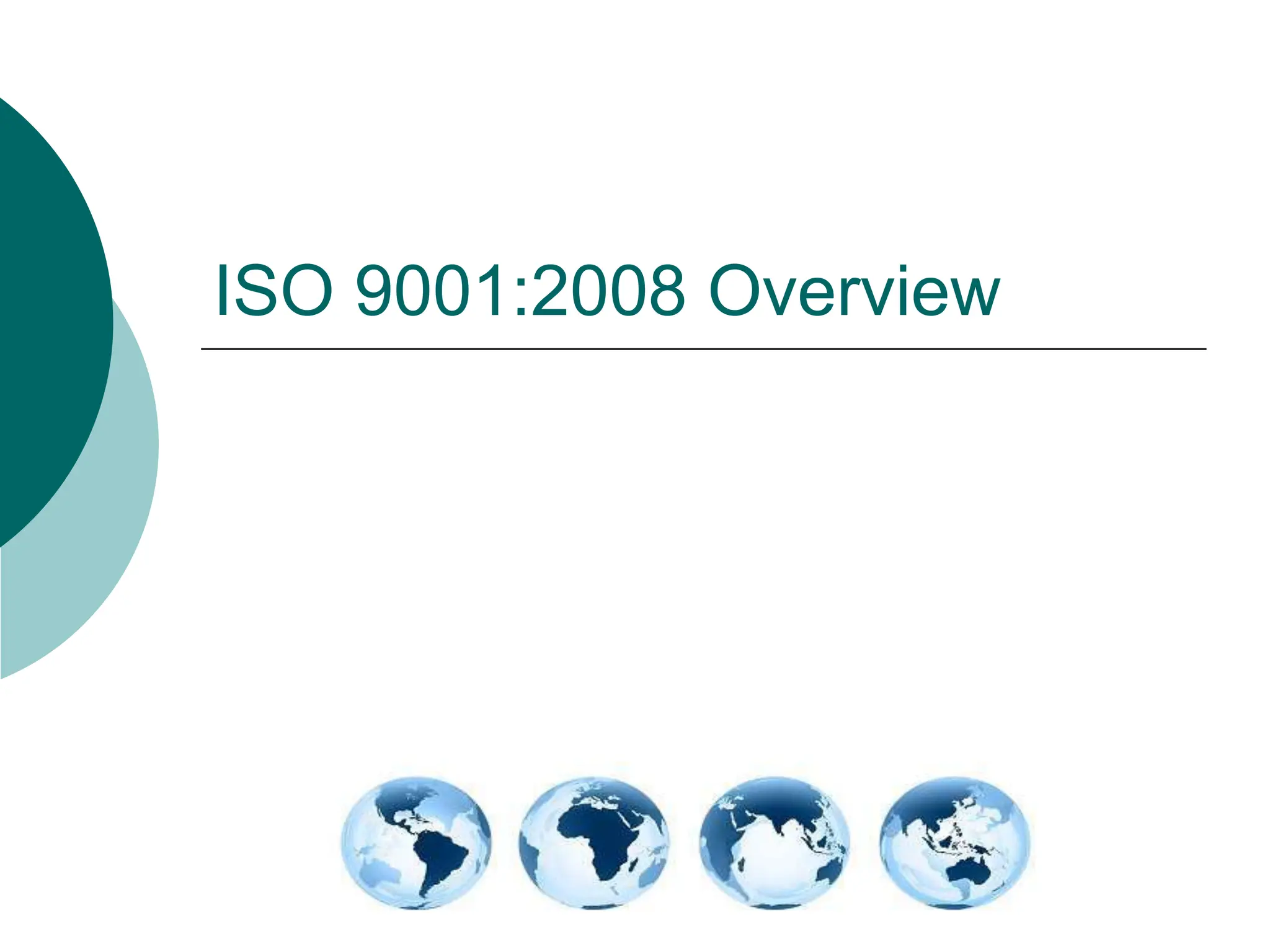 Sistem Management Mutu ISO 9001-2008 OVERVIEW | PPT