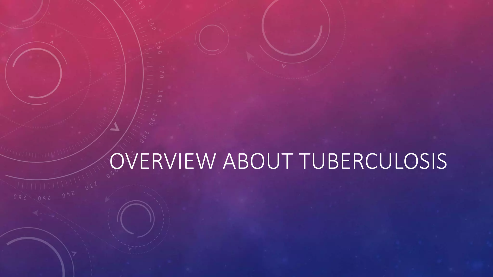 OVERVIEW ABOUT TUBERCULOSIS.pptx
