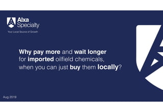 ALXA SPECIALTY - COMPANY OVERVIEW | PDF